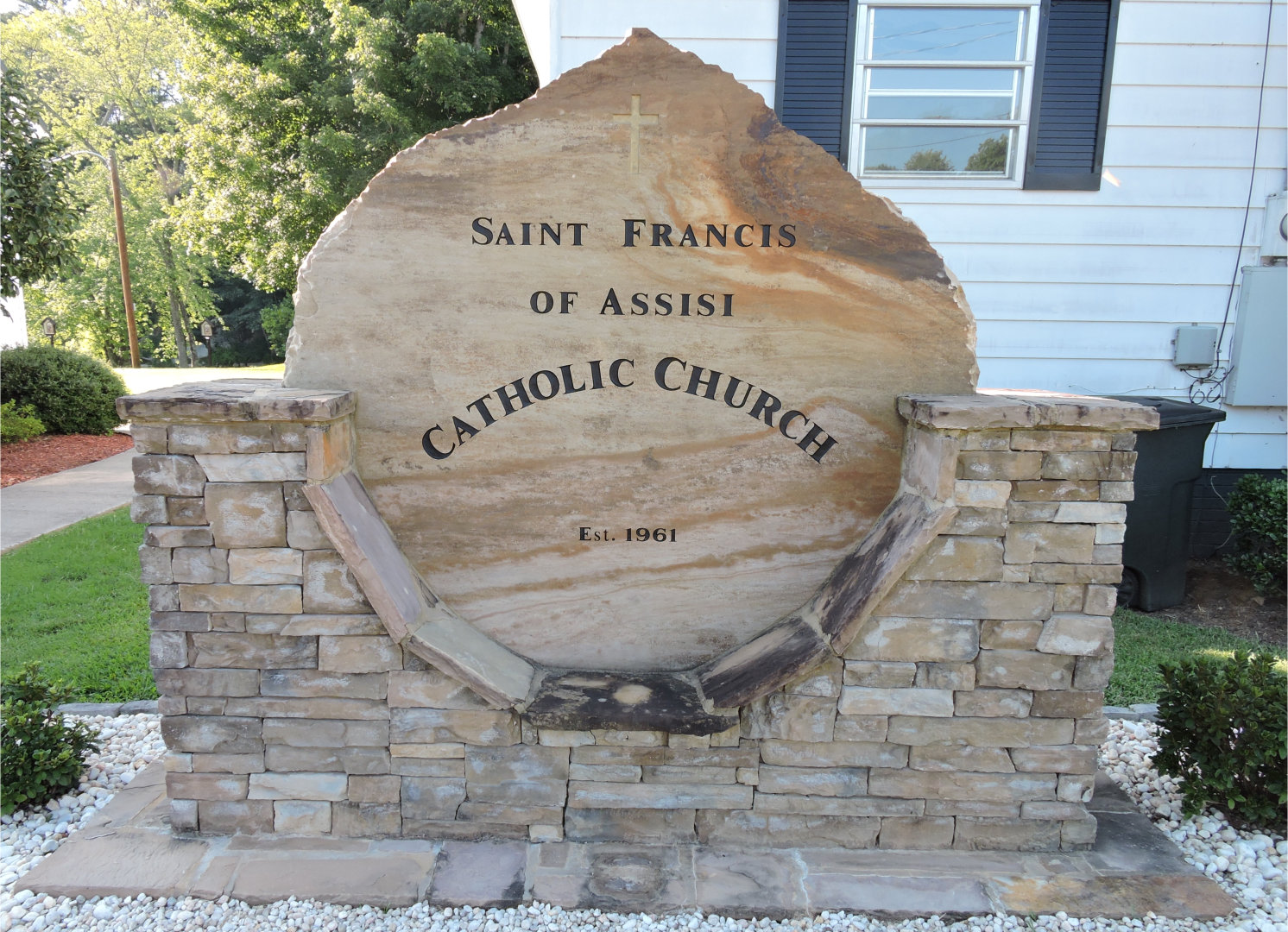 Resized Stone Sign
